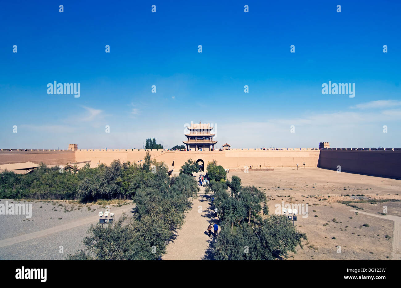 Jiayuguan or Jiayu Pass is the first pass at the west end of the Great ...