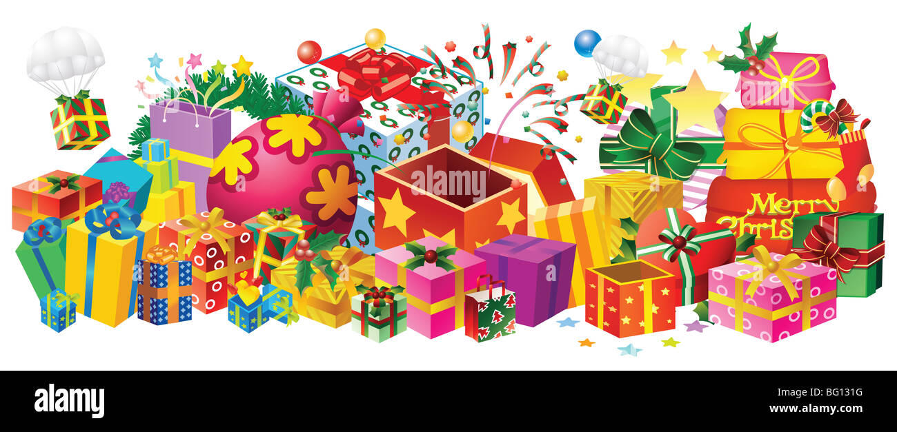 A group of Gift boxes Stock Photo - Alamy