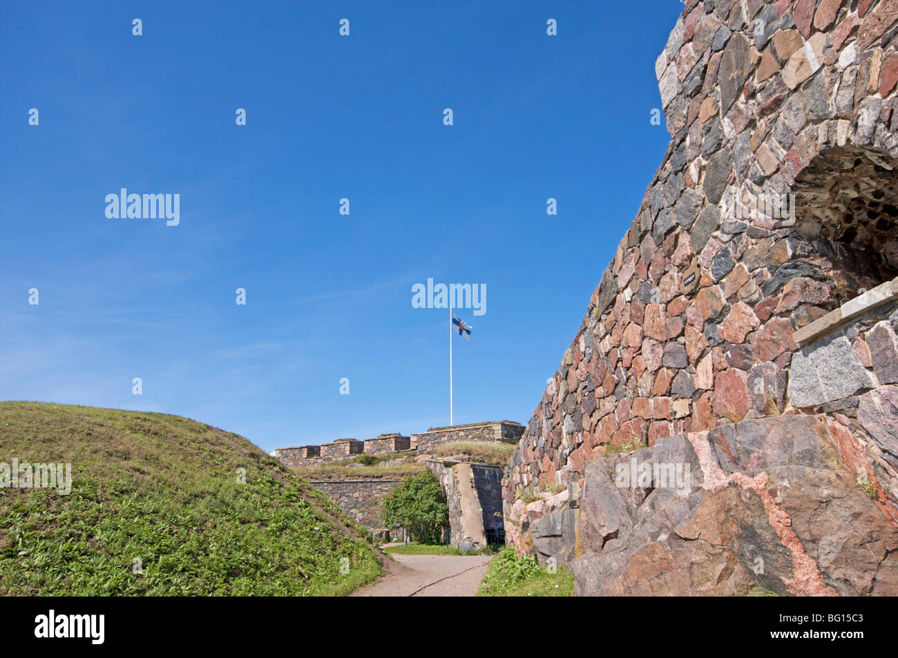 Unesco world heritage site suomenlinna sea fortress hi-res stock ...