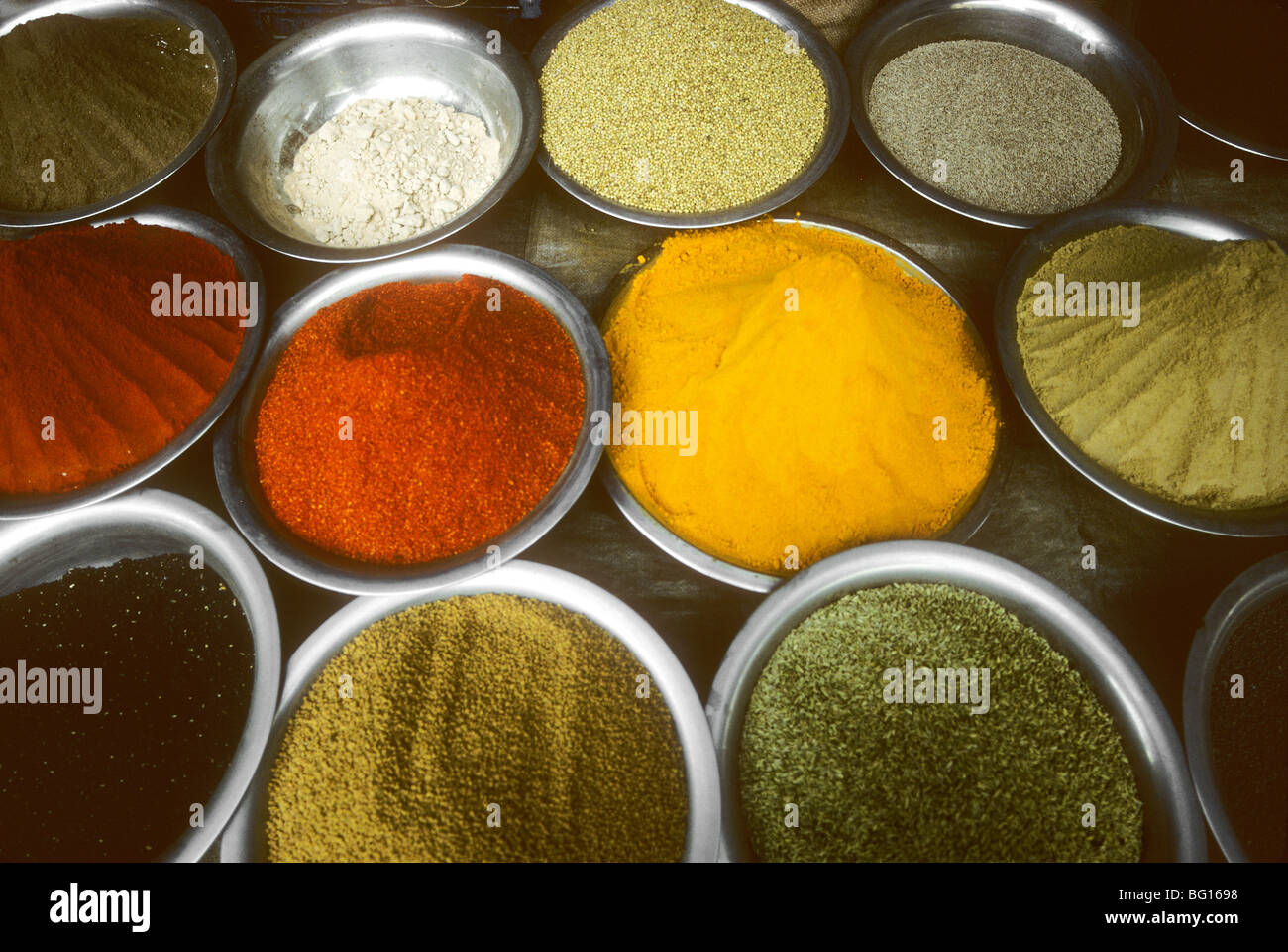 Powders and herbs Stock Photo - Alamy
