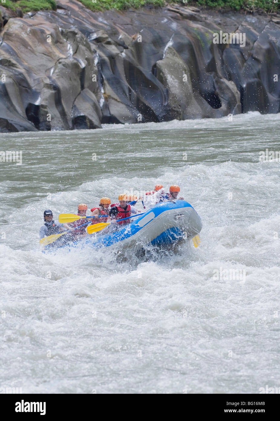 White water rafting, Pacuare River, Turrialba, Costa Rica, Central ...