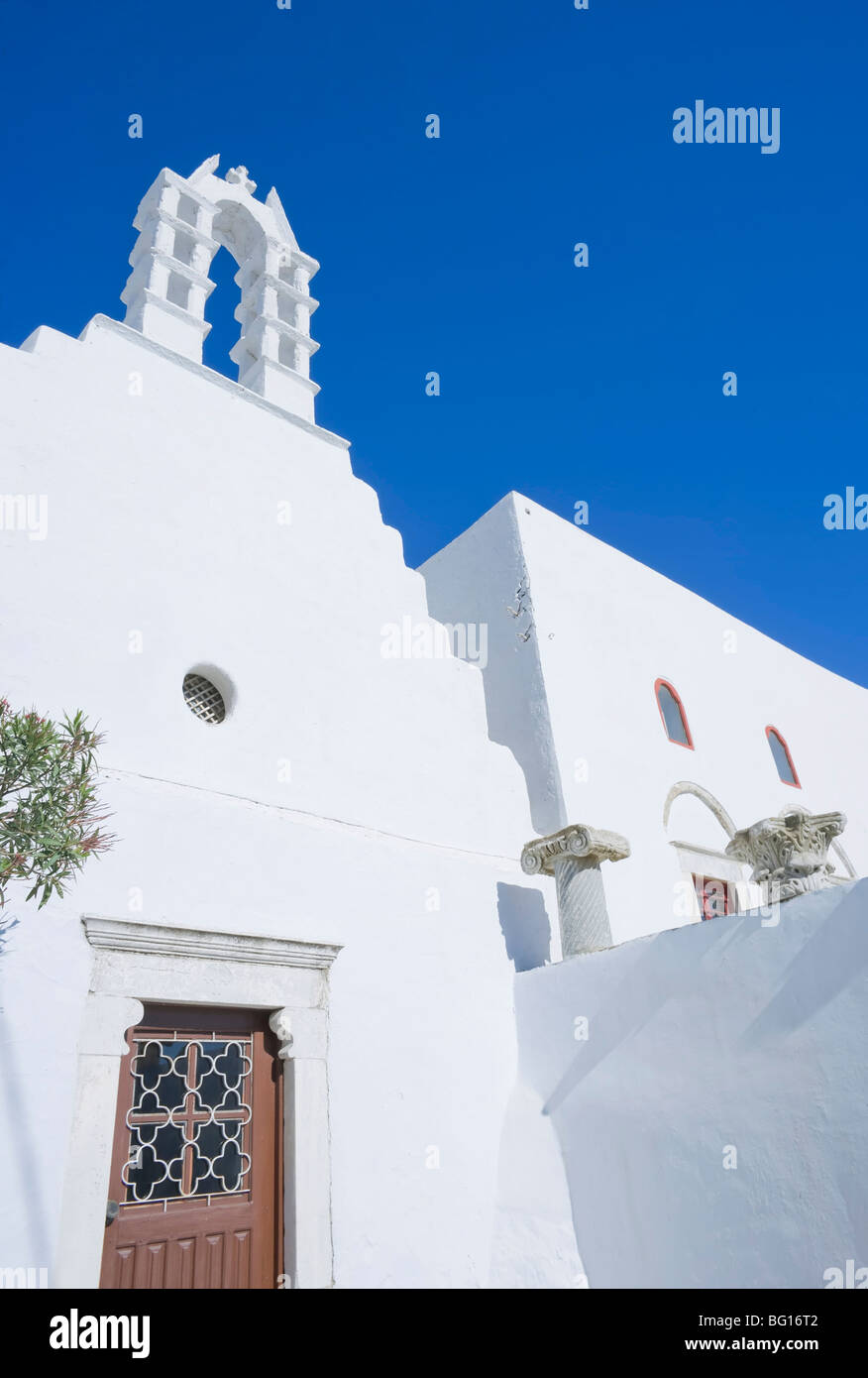 Greek Orthodox church, Hora, Amorgos, Cyclades Islands, Greek Islands ...