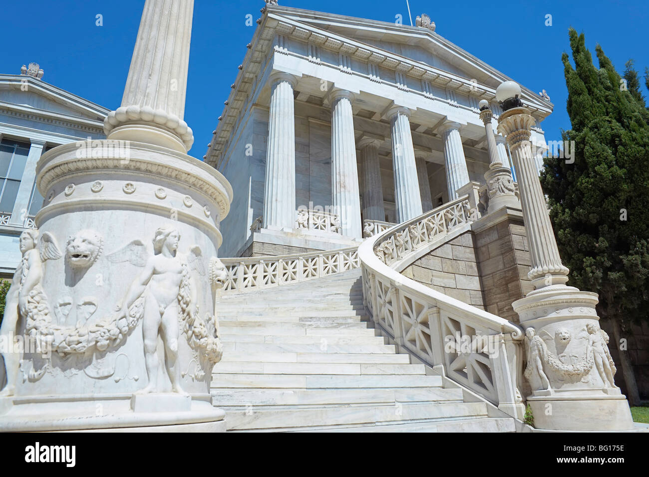 National Library, Athens, Greece, Europe Stock Photo - Alamy