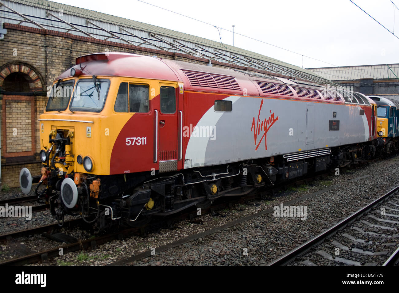 Virgin Class 57 diesel locomotive ( International Rescue - Parker ...