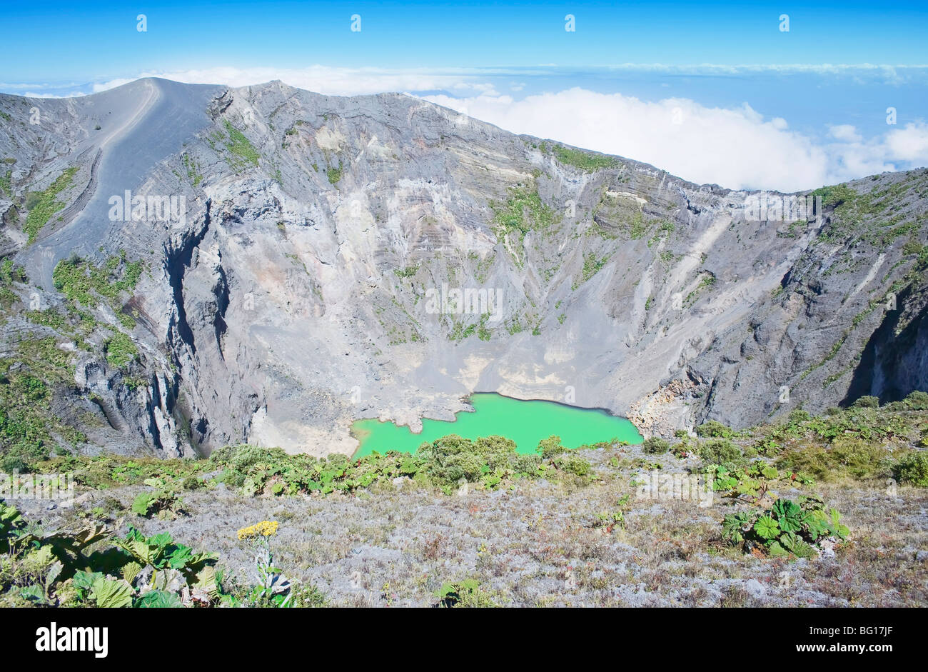 Irazu volcano, Irazu Volcano National Park, Cartago Province, Costa ...
