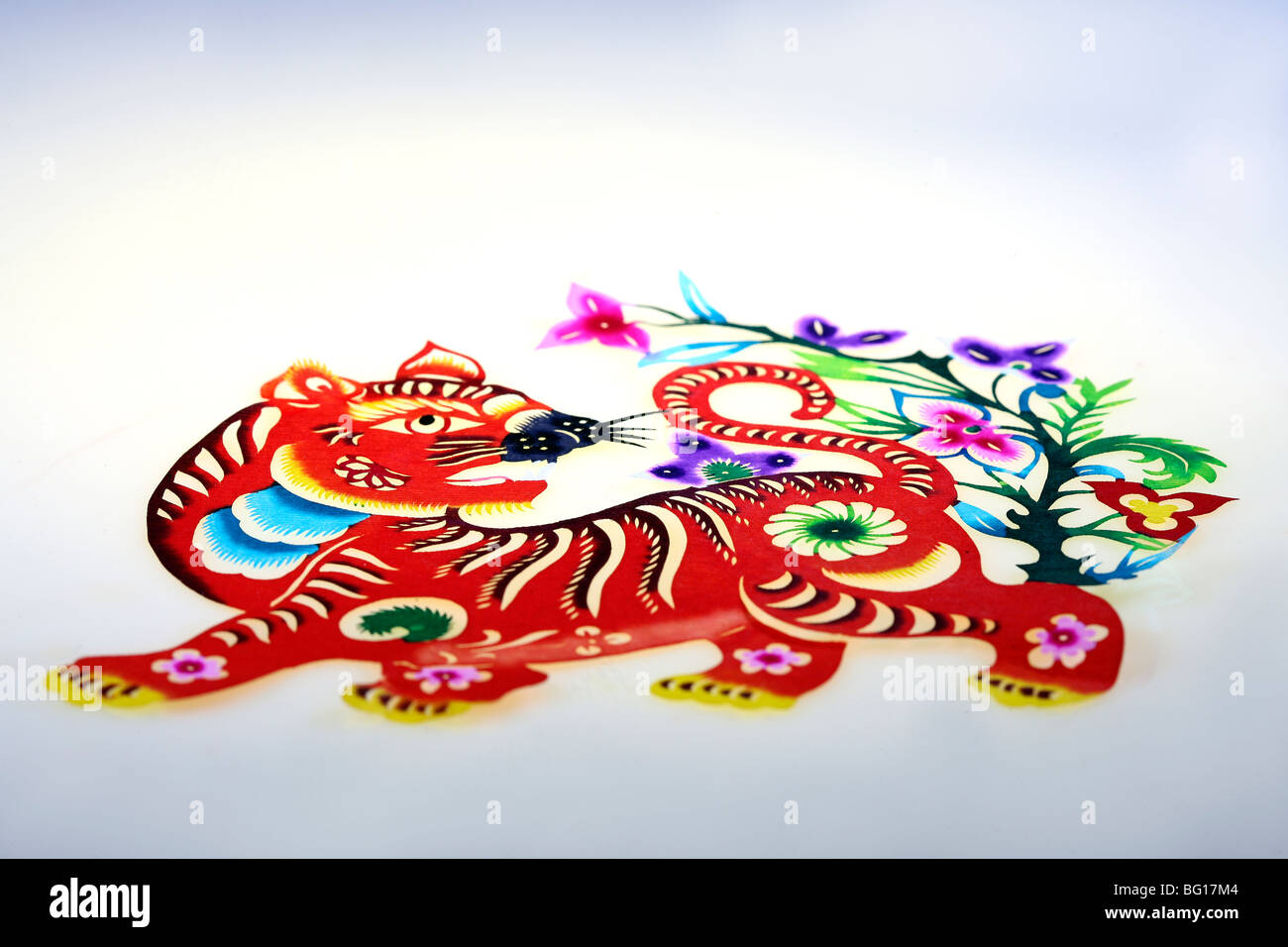 Chinese paper cut tiger hi-res stock photography and images - Alamy