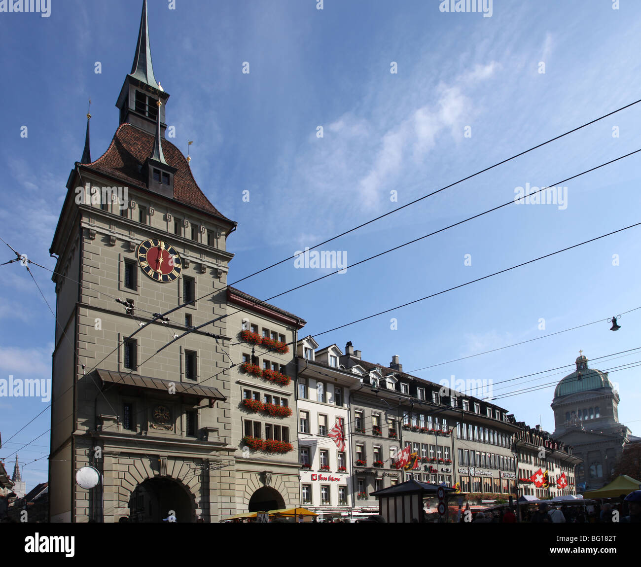 Berne and switzerland flags hi-res stock photography and images - Alamy