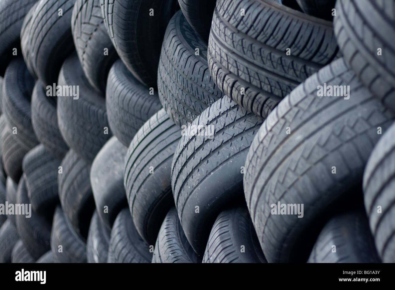Used car tires Stock Photo - Alamy