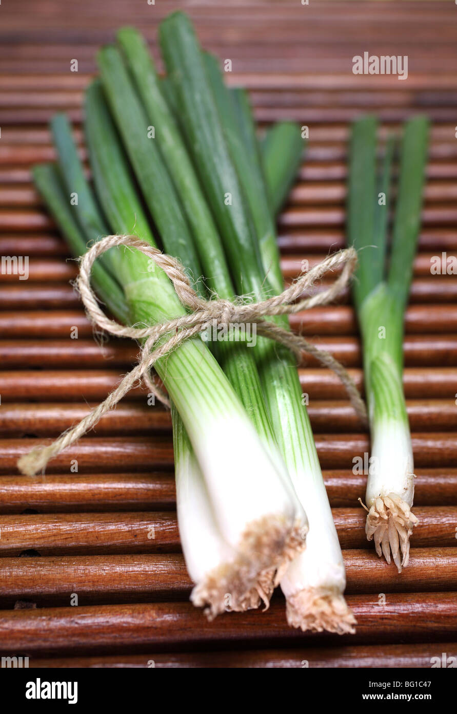 fresh vegetables spring onions Stock Photo - Alamy