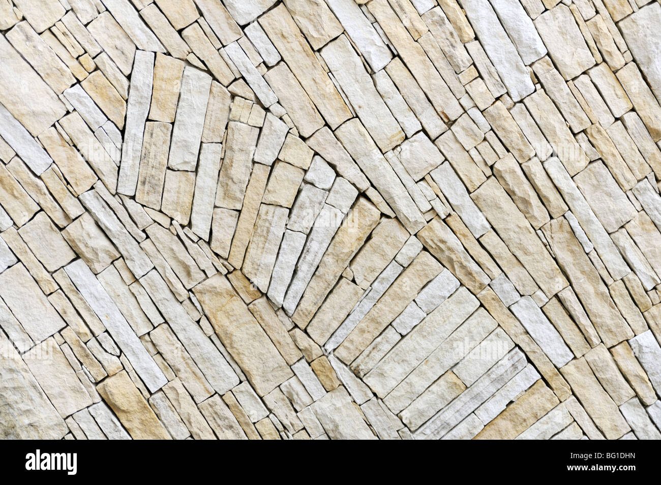 Wall made from sandstone bricks Stock Photo - Alamy