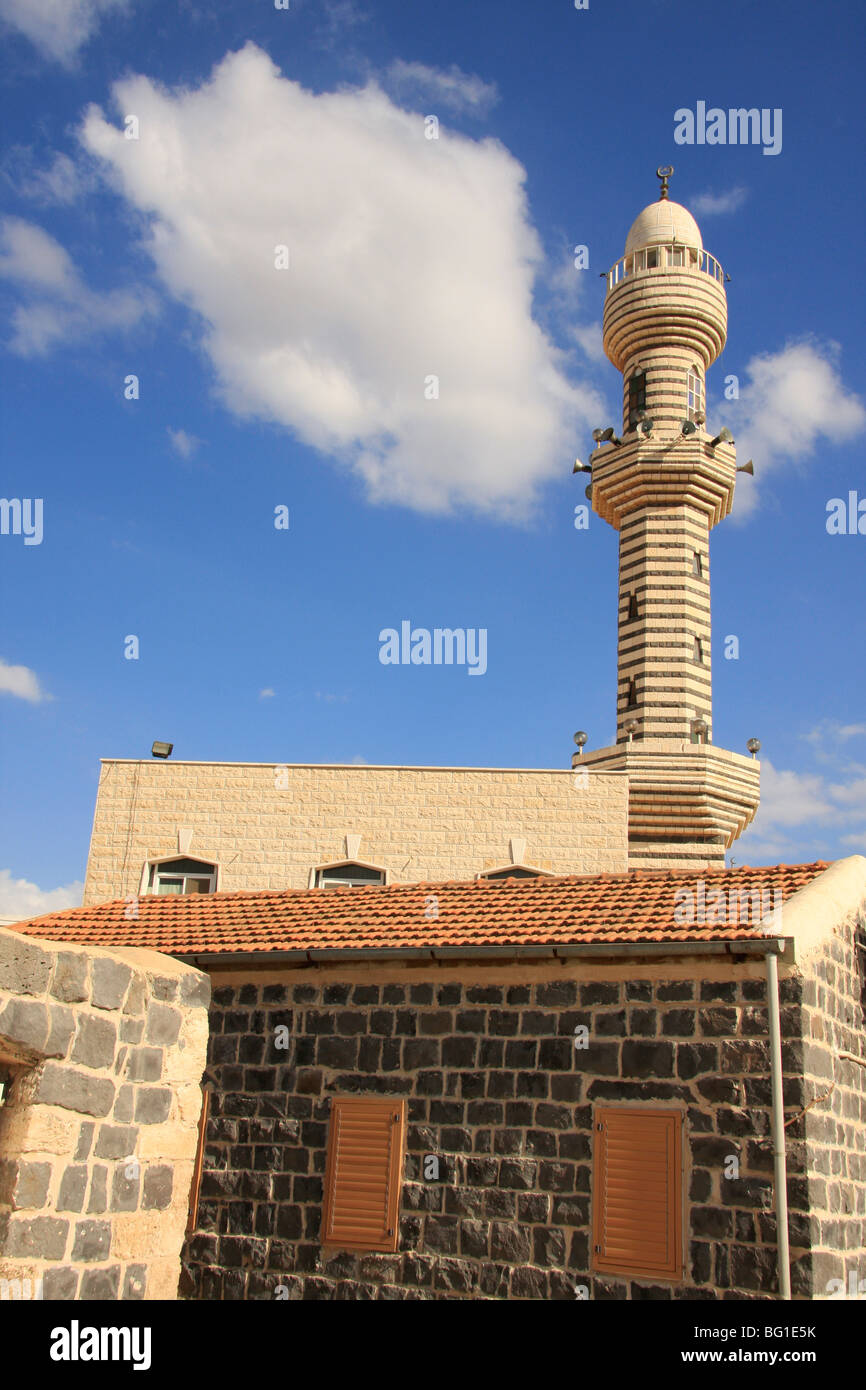 Israel, Lower Galilee. Circassian Mosque at Kfar Kama Stock Photo - Alamy