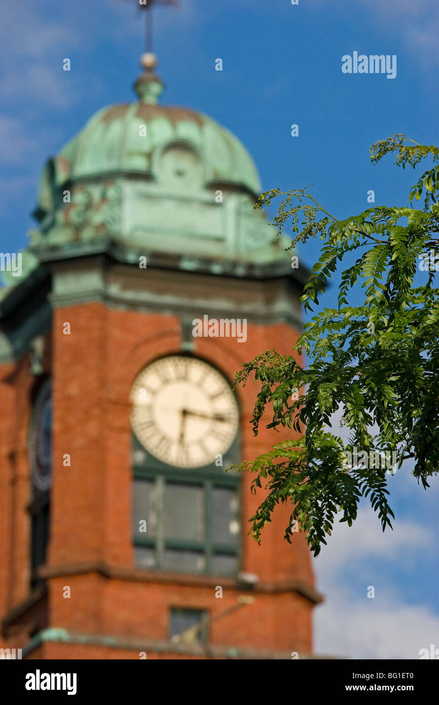 Clock tower, New England, USA Stock Photo - Alamy