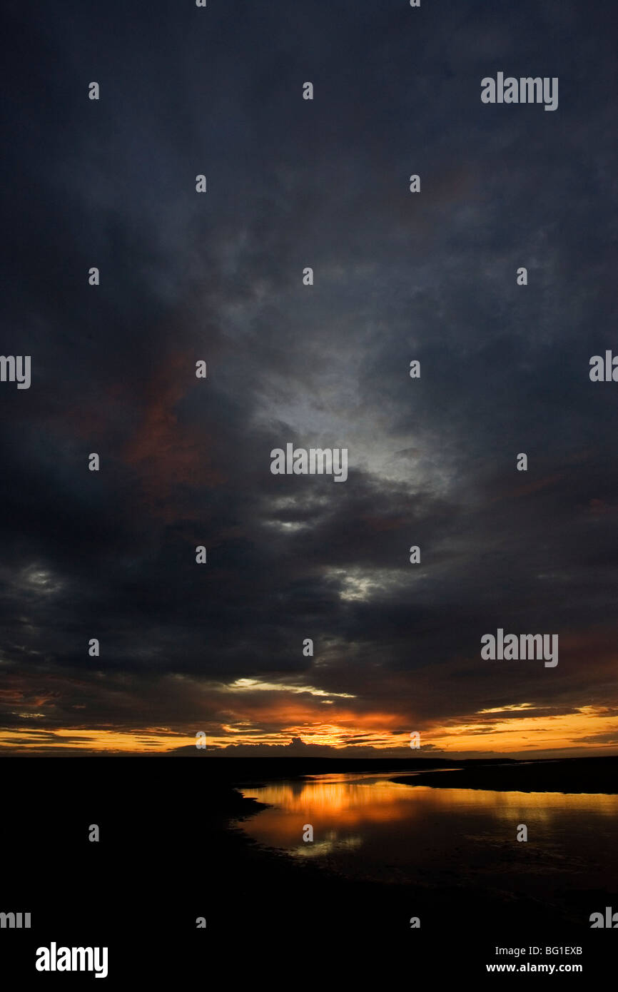 Holy Island Sunset Stock Photo - Alamy