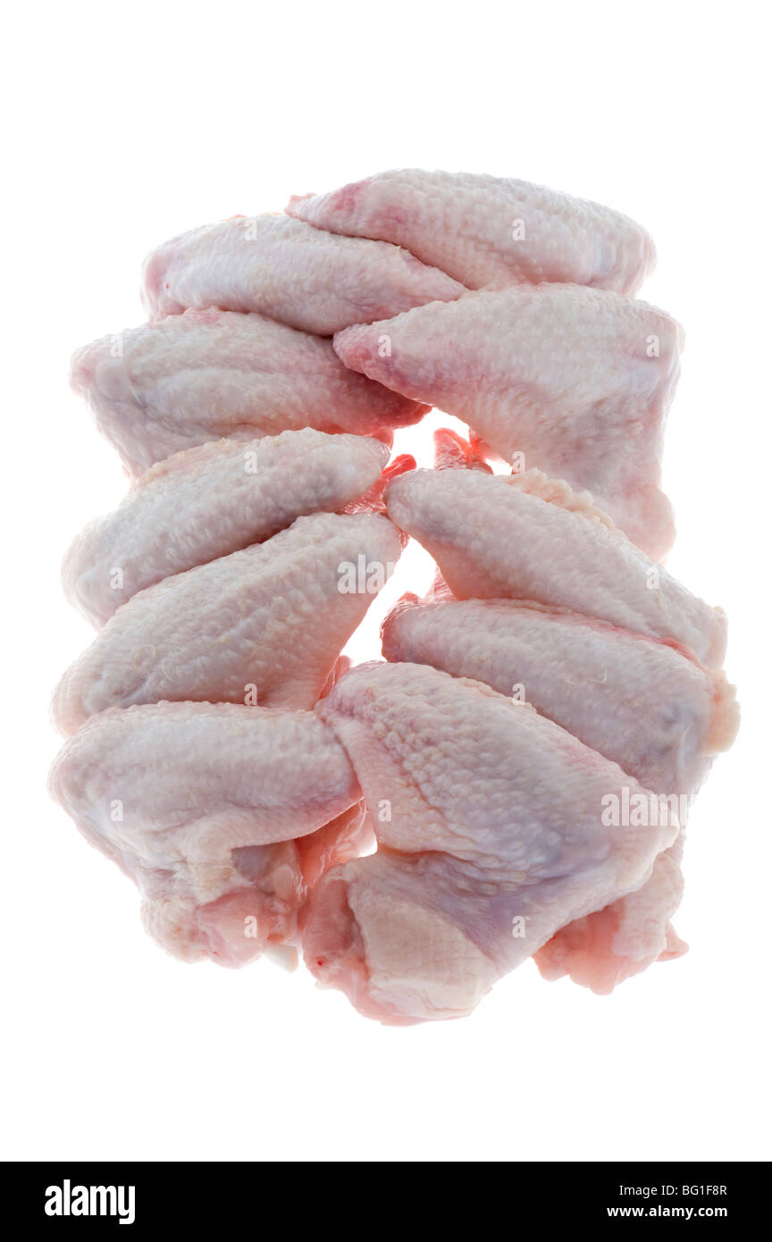 object on white - raw chicken meat Stock Photo - Alamy