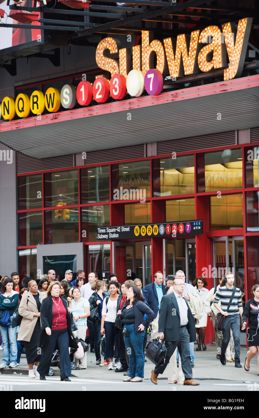 New York Subway Train Signs
