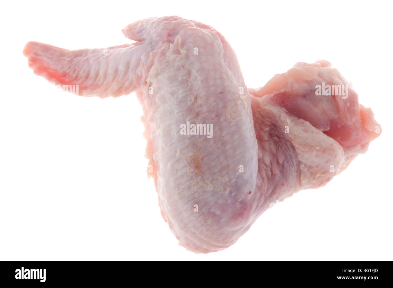 object on white - raw chicken meat Stock Photo - Alamy