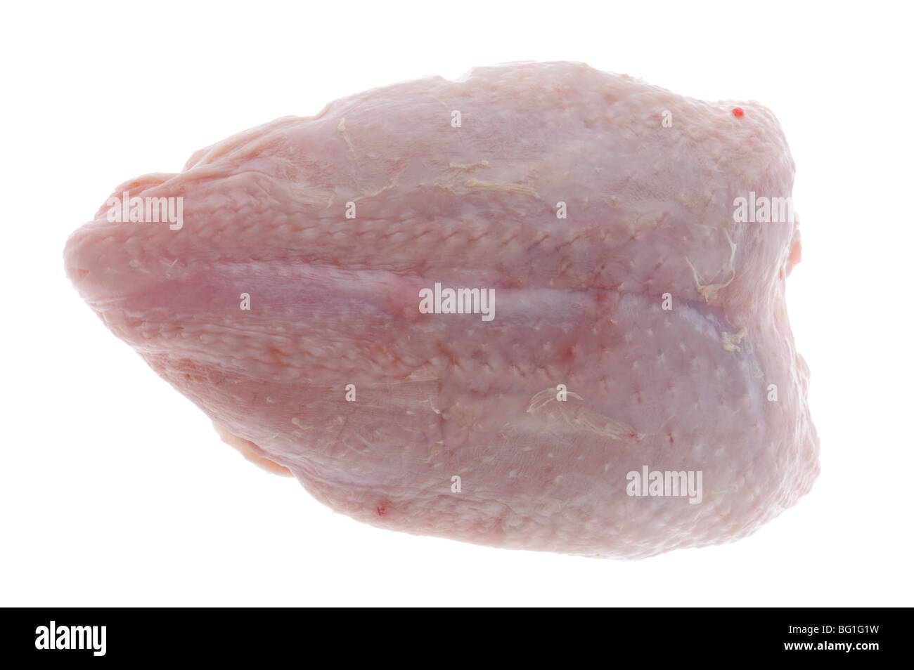 object on white - raw chicken meat Stock Photo - Alamy
