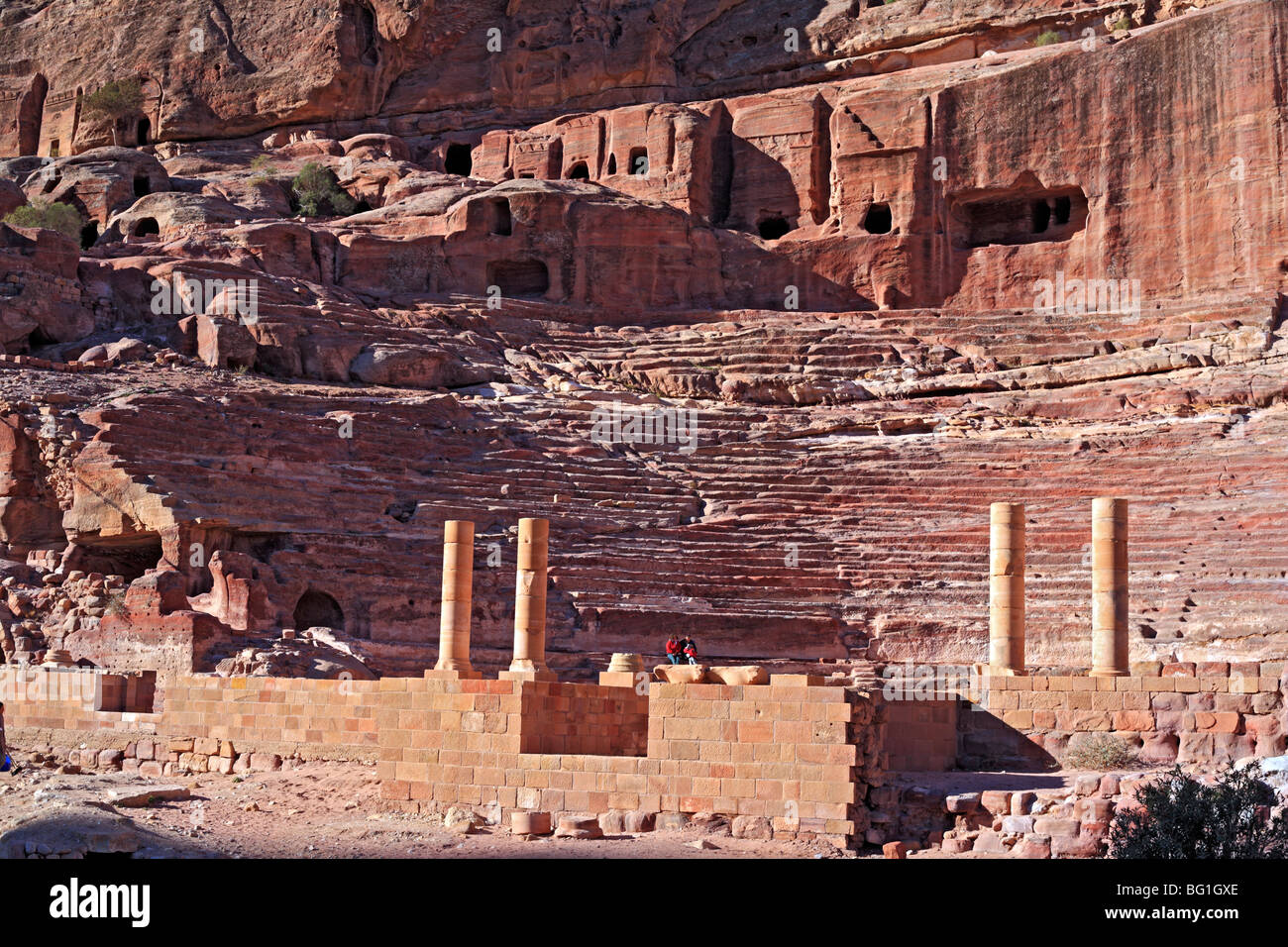 Ancient Nabatean city Petra, Jordan Stock Photo - Alamy