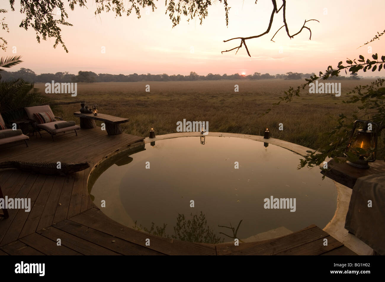 Kapinga Camp, Busanga Plains, Kafue National Park, Zambia, Africa Stock ...
