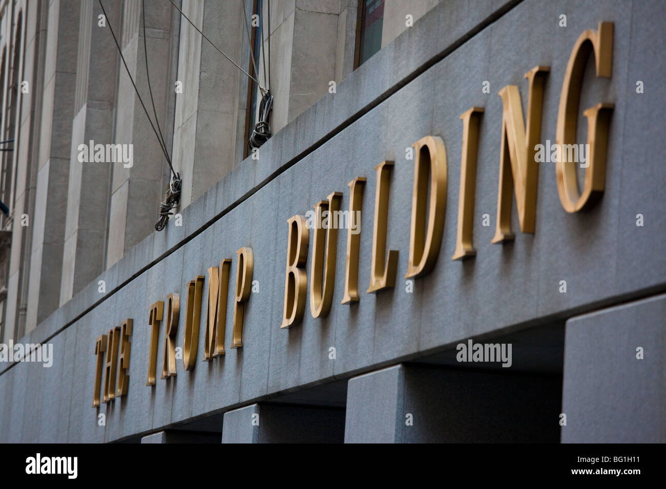 The Trump Building on 40 Wall Street in the Financial District in ...