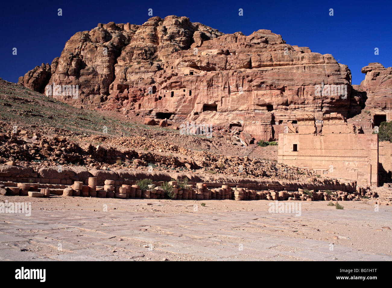Ancient Nabatean city Petra, Jordan Stock Photo - Alamy