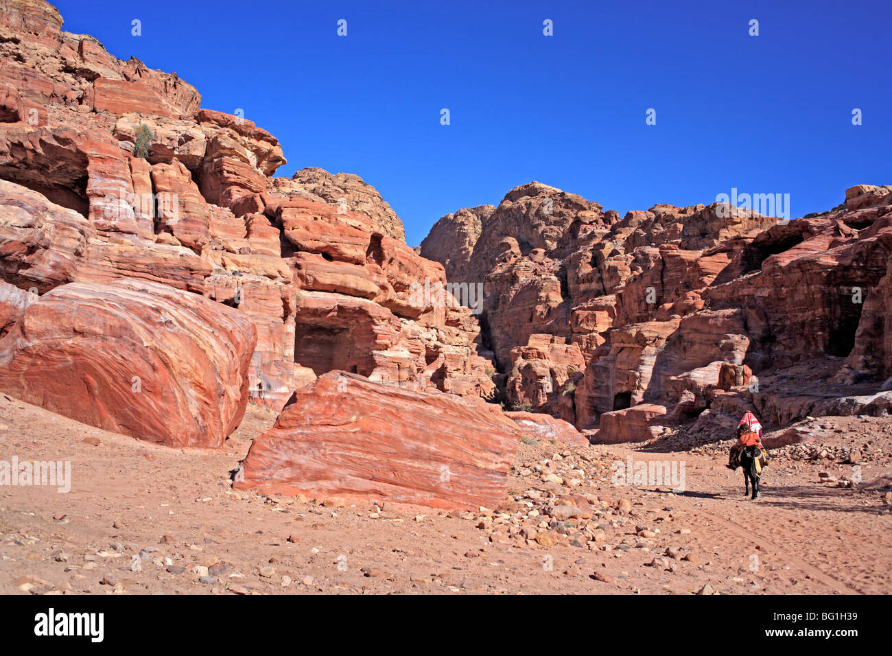 Ancient Nabatean city Petra, Jordan Stock Photo - Alamy