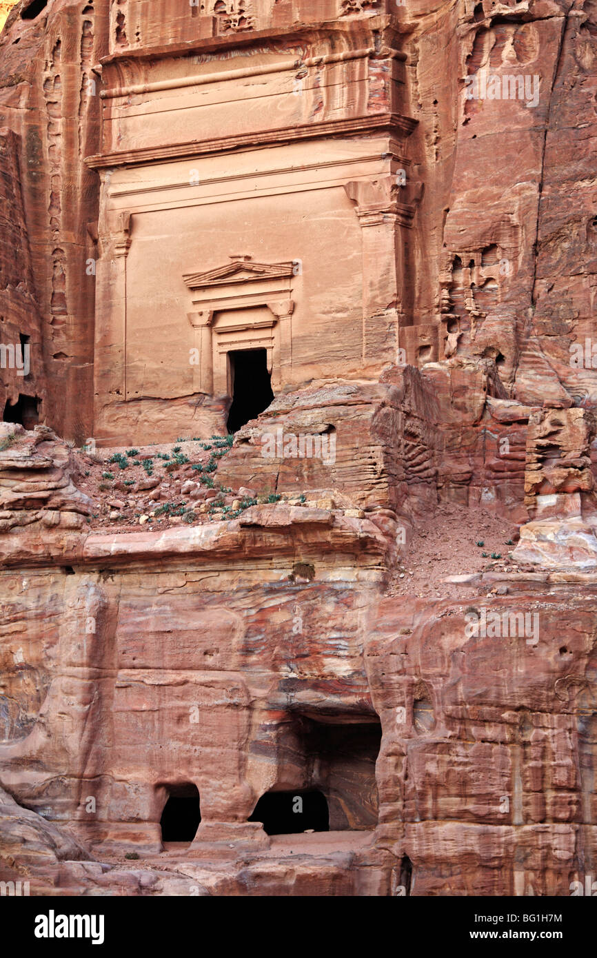 Ancient Nabatean city Petra, Jordan Stock Photo - Alamy