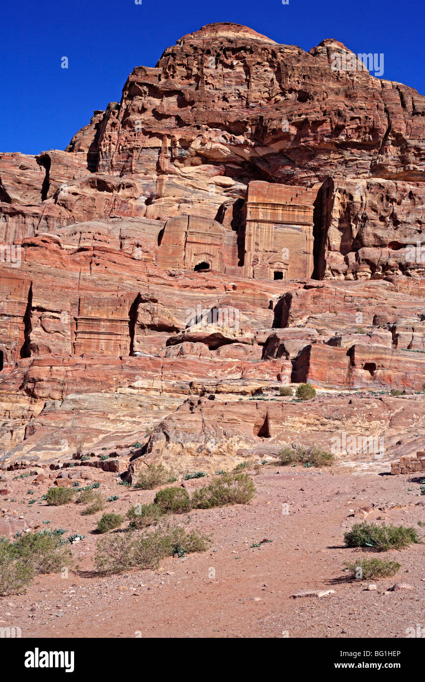 Ancient Nabatean city Petra, Jordan Stock Photo - Alamy
