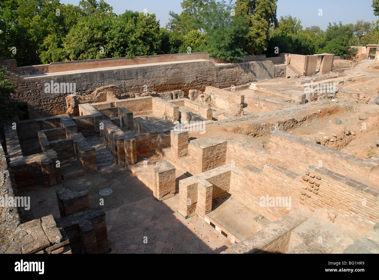 ruins of the Palacio de los Abencerrajes, The Alhambra, Granada ...