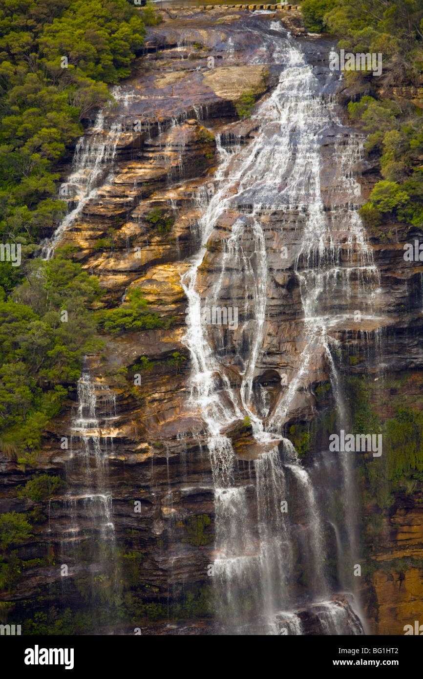 Waterfall down a steep slope Stock Photo - Alamy
