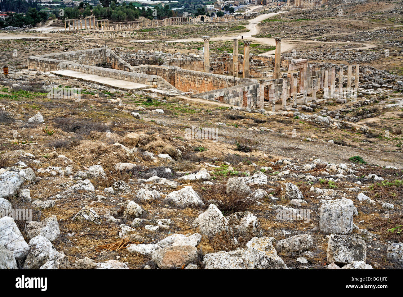 Ancient city of Jerash (Gerasa), Jordan Stock Photo - Alamy