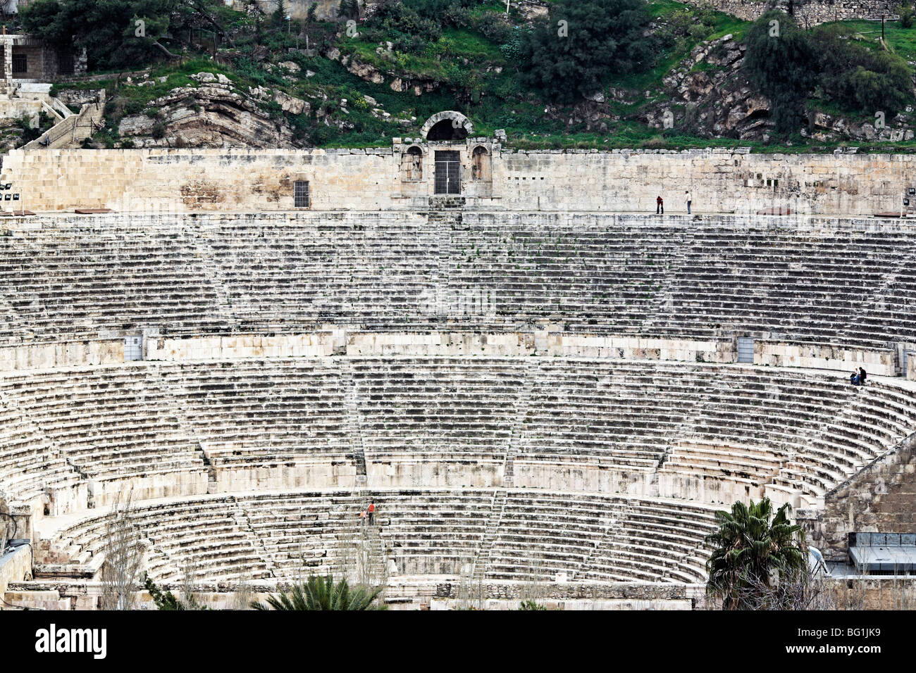 Roman amphitheater (2nd century), Amman, Jordan Stock Photo - Alamy
