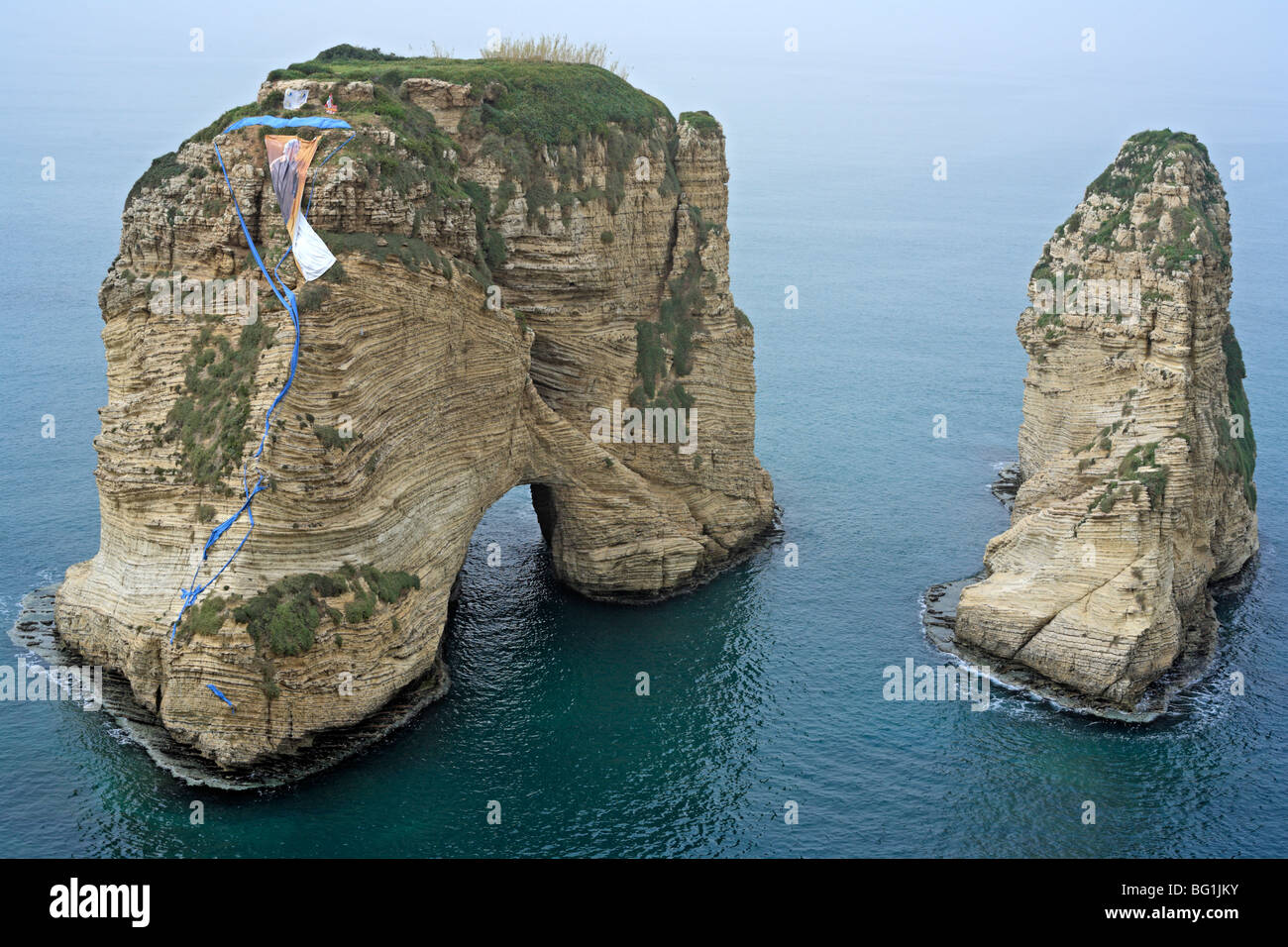 Raouche, pigeons' rock, beirut, lebanon hi-res stock photography and ...
