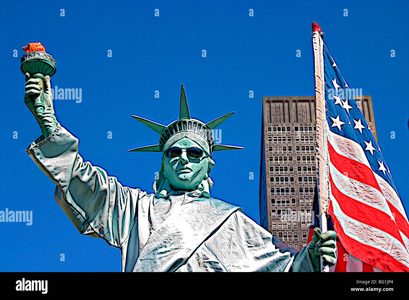 Statue Of Liberty Funny Cartoon