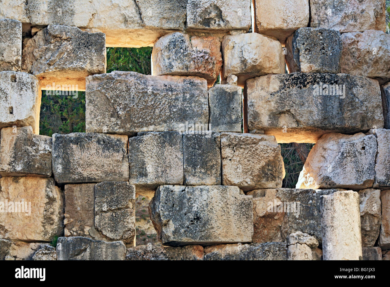 Lower roman temple of niha hi-res stock photography and images - Alamy