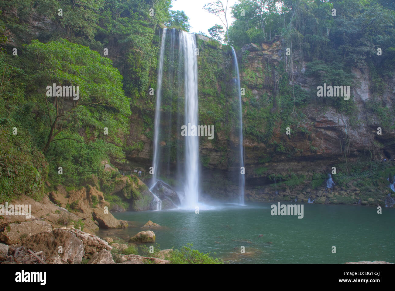 Misol-Ha waterfall in Chiapas Mexico Stock Photo - Alamy