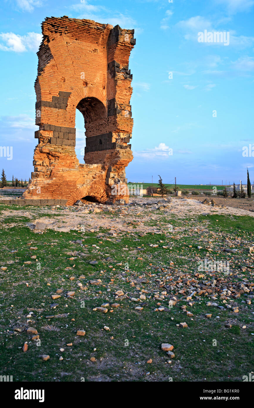 Byzantine church and palace, Qasr ibn Wardan (564), Syria Stock Photo ...