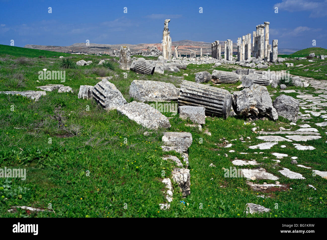 Ancient city Apamea (Apameia, Afamia), Syria Stock Photo - Alamy