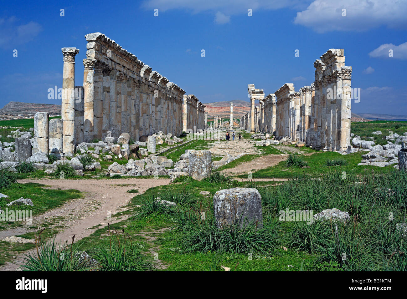 Ancient city Apamea (Apameia, Afamia), Syria Stock Photo - Alamy