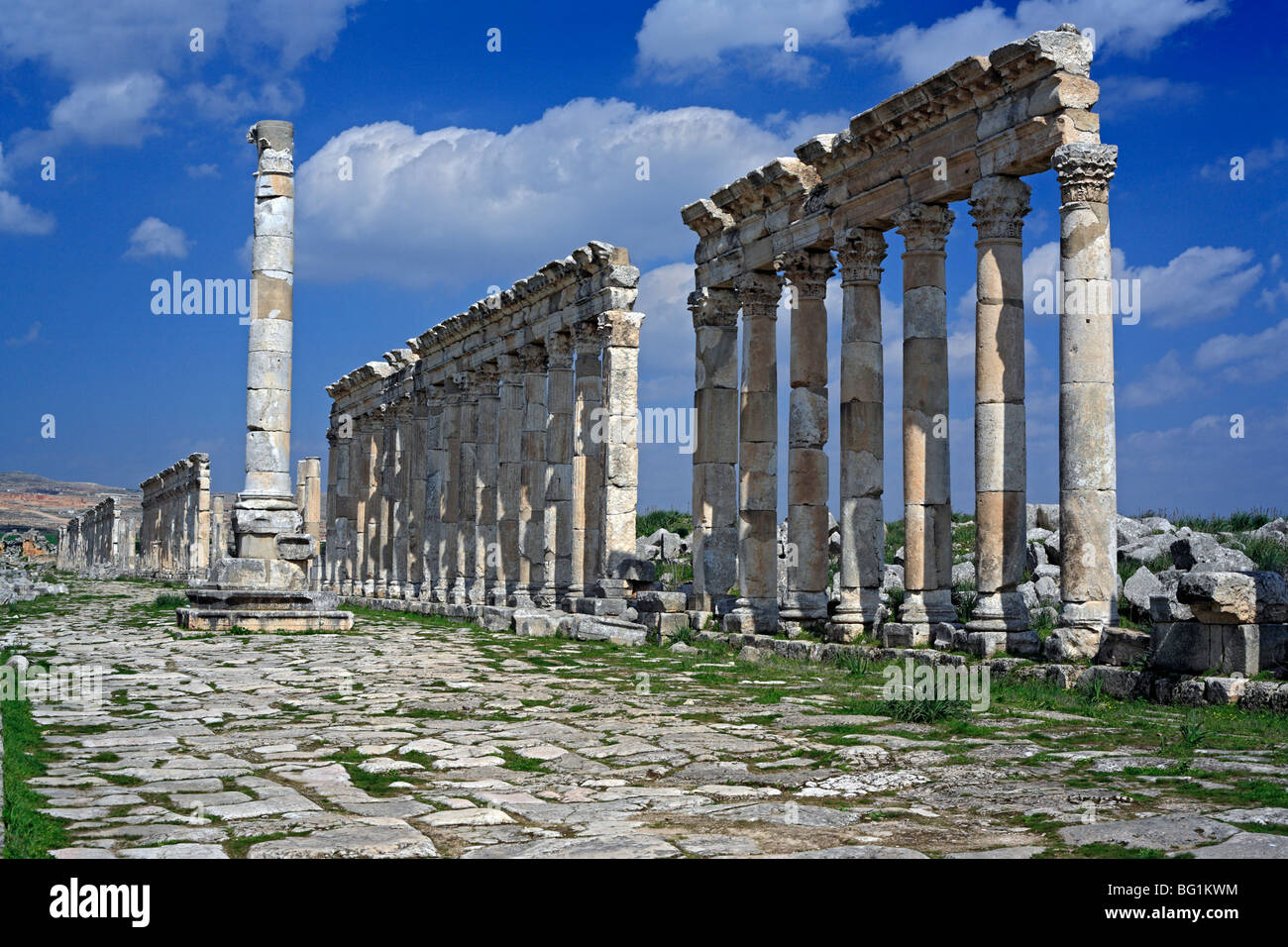 Ancient city Apamea (Apameia, Afamia), Syria Stock Photo - Alamy