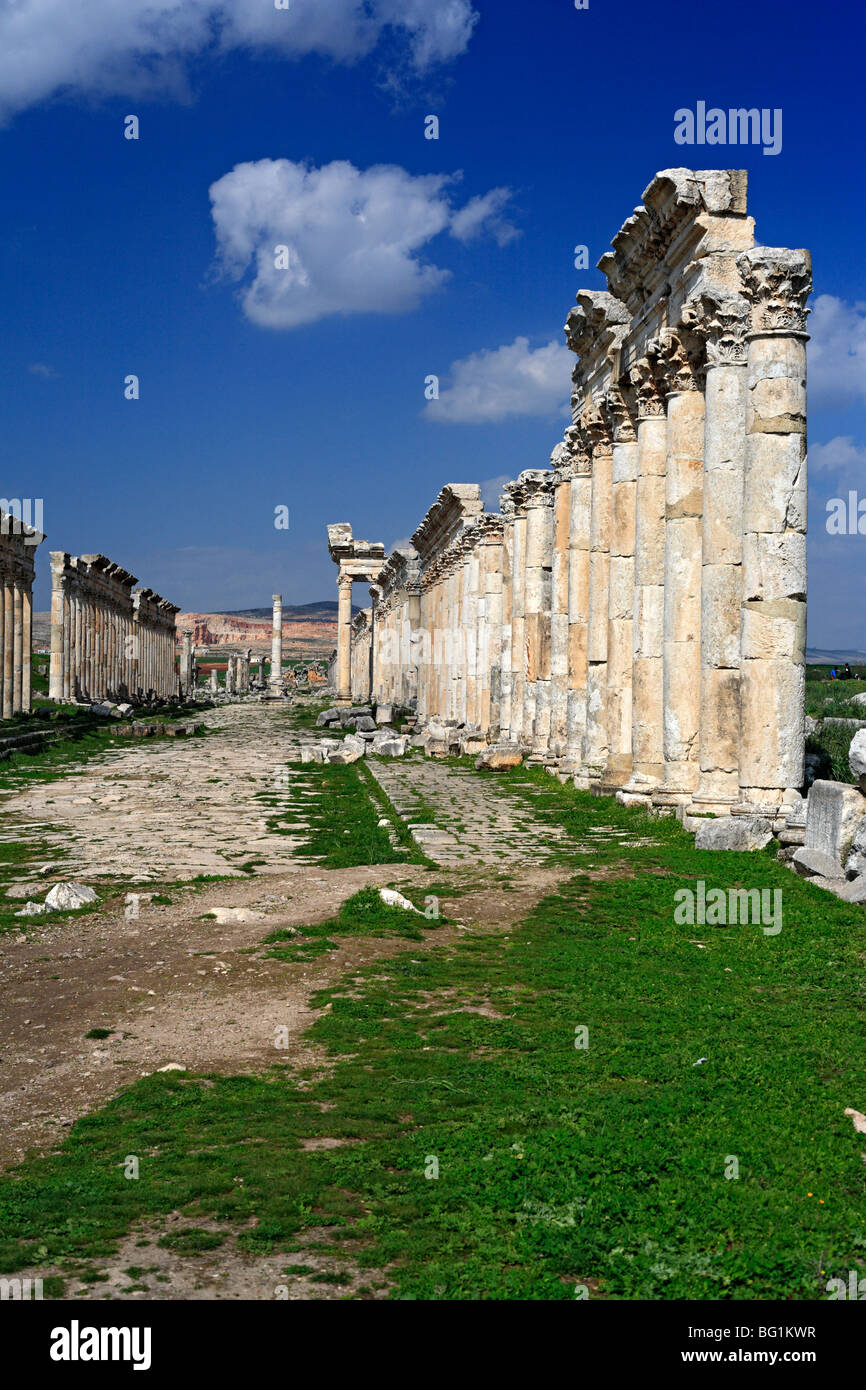 Ancient city Apamea (Apameia, Afamia), Syria Stock Photo - Alamy
