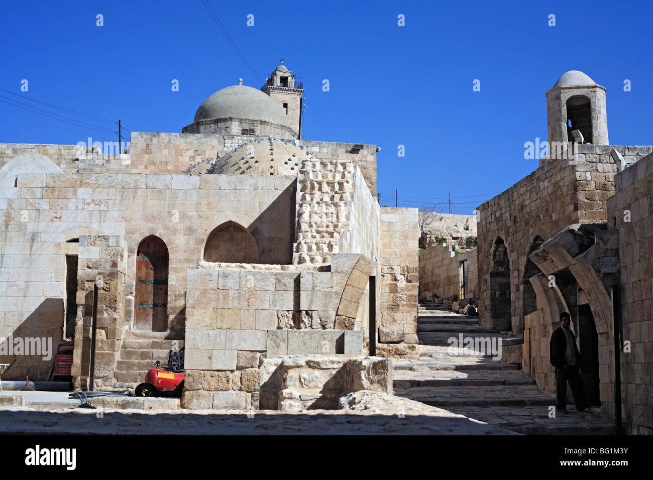 Inside of Aleppo citadel, Syria Stock Photo - Alamy