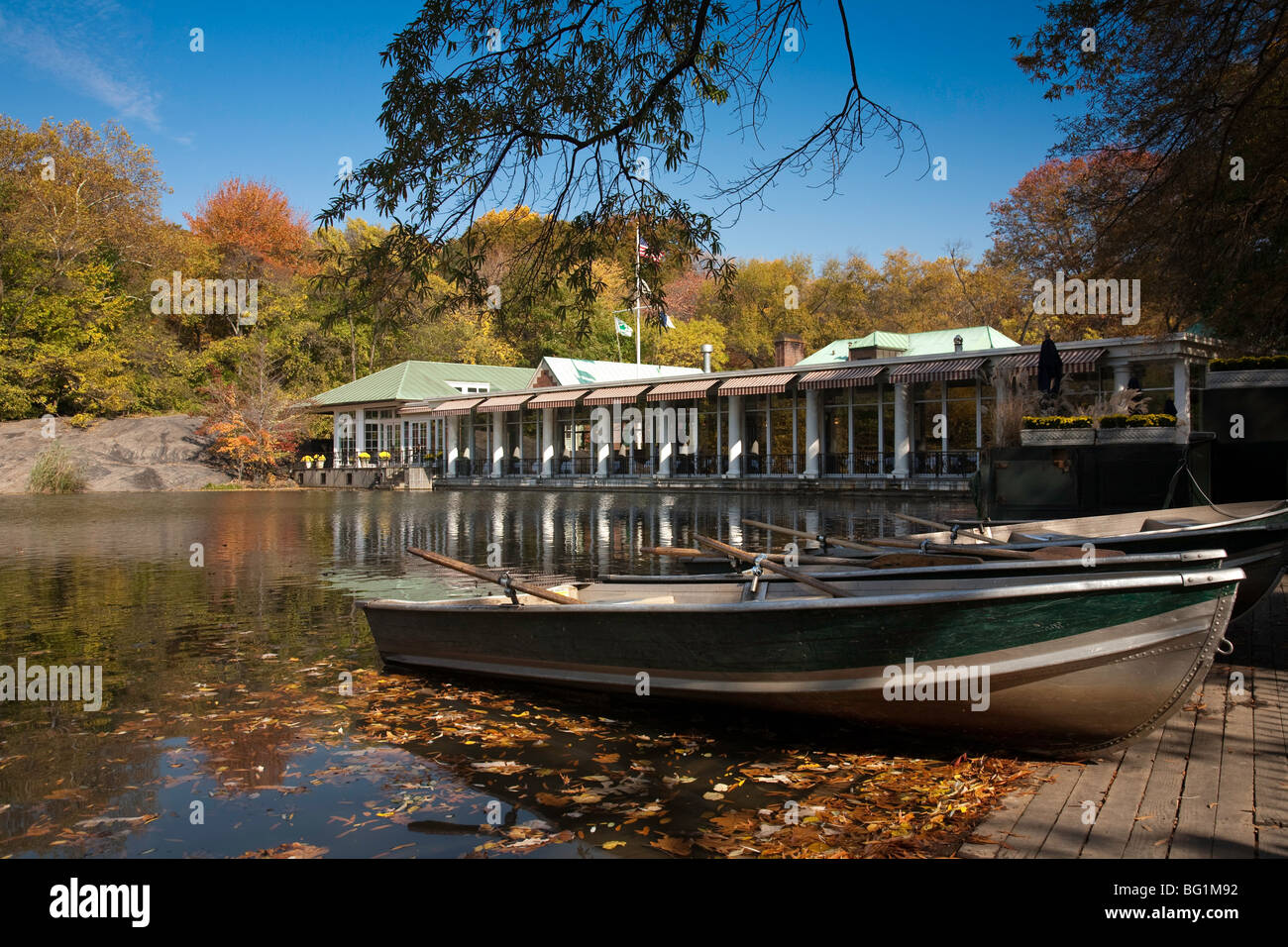 The Loeb Boathouse, Central Park, NYC Stock Photo - Alamy