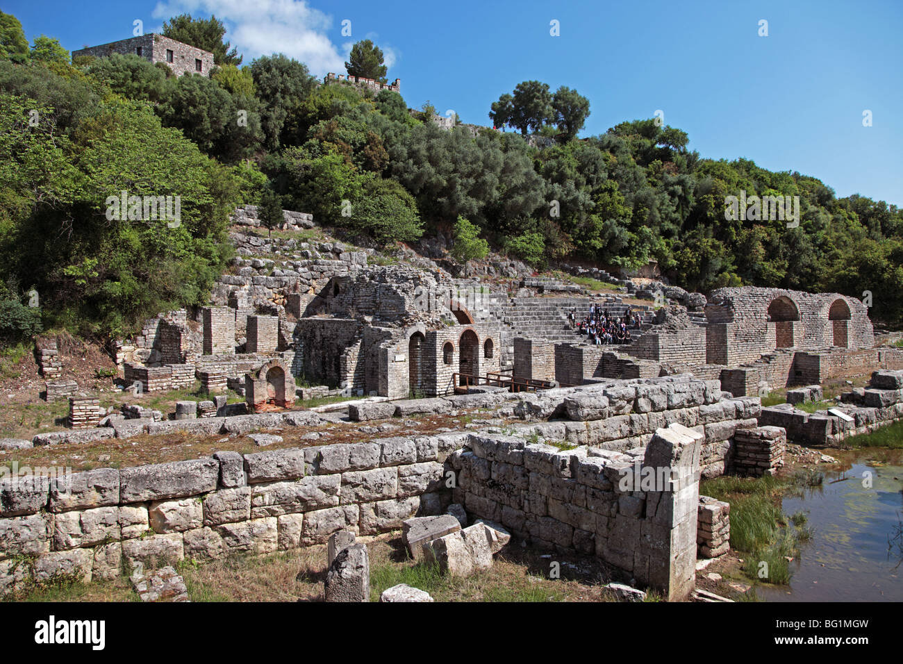 Archeological ruins at Butrint National Park, Albania Stock Photo - Alamy