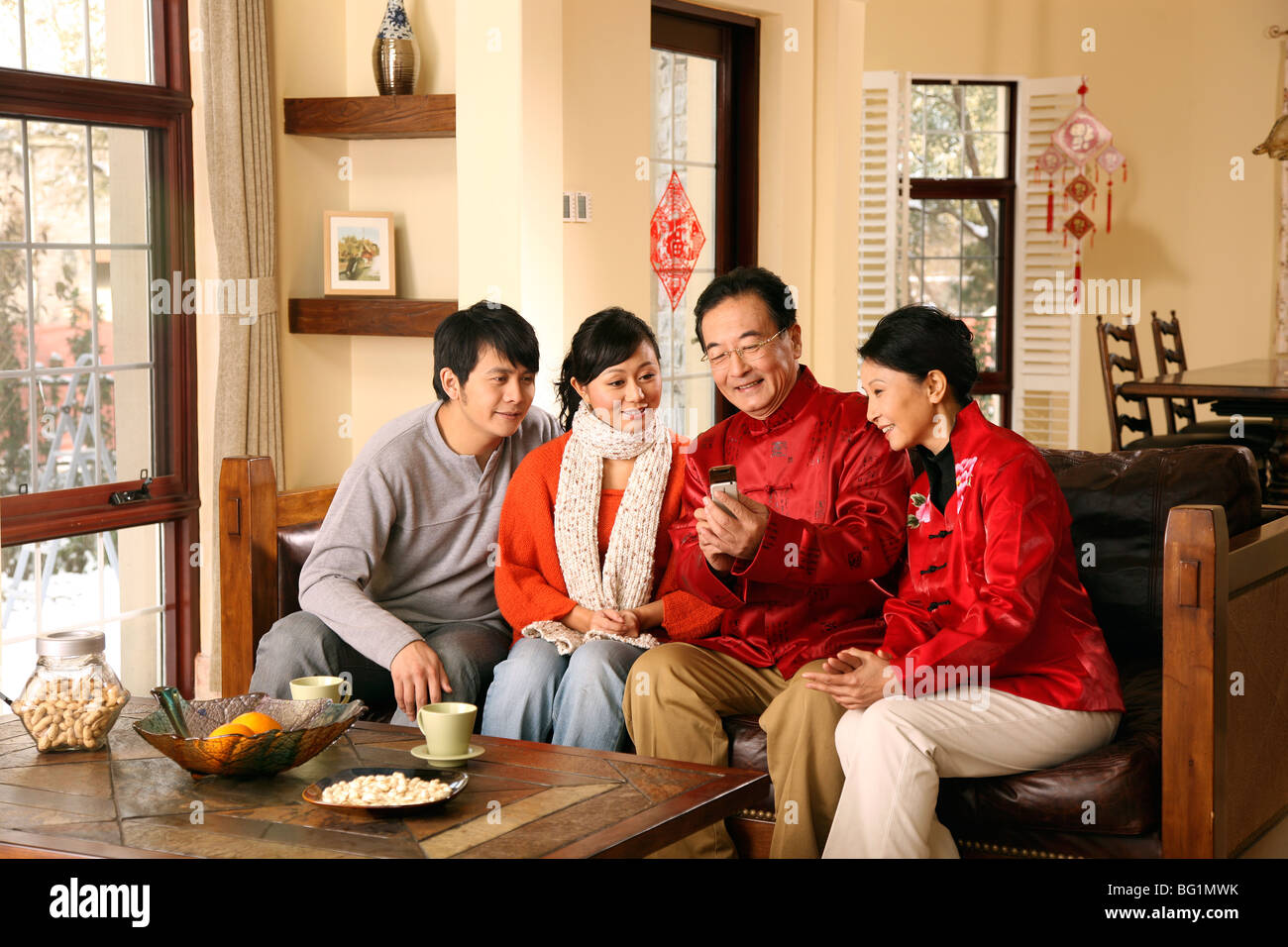 Chinese family reunion hi-res stock photography and images - Alamy