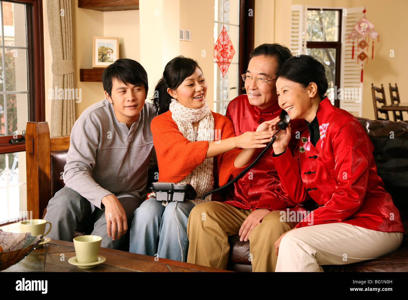 Chinese family reunion hi-res stock photography and images - Alamy