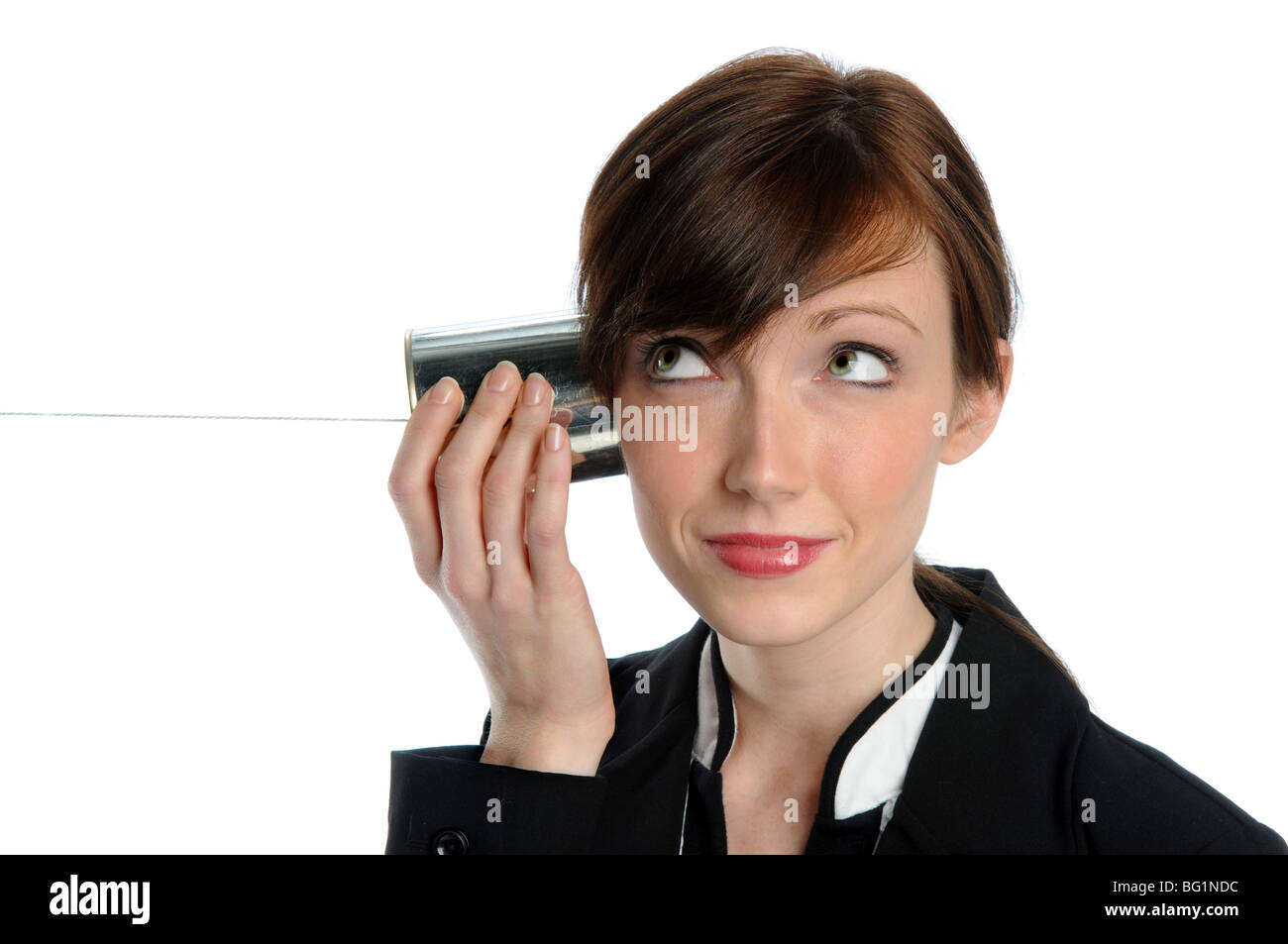 Tin can and string hi-res stock photography and images - Alamy