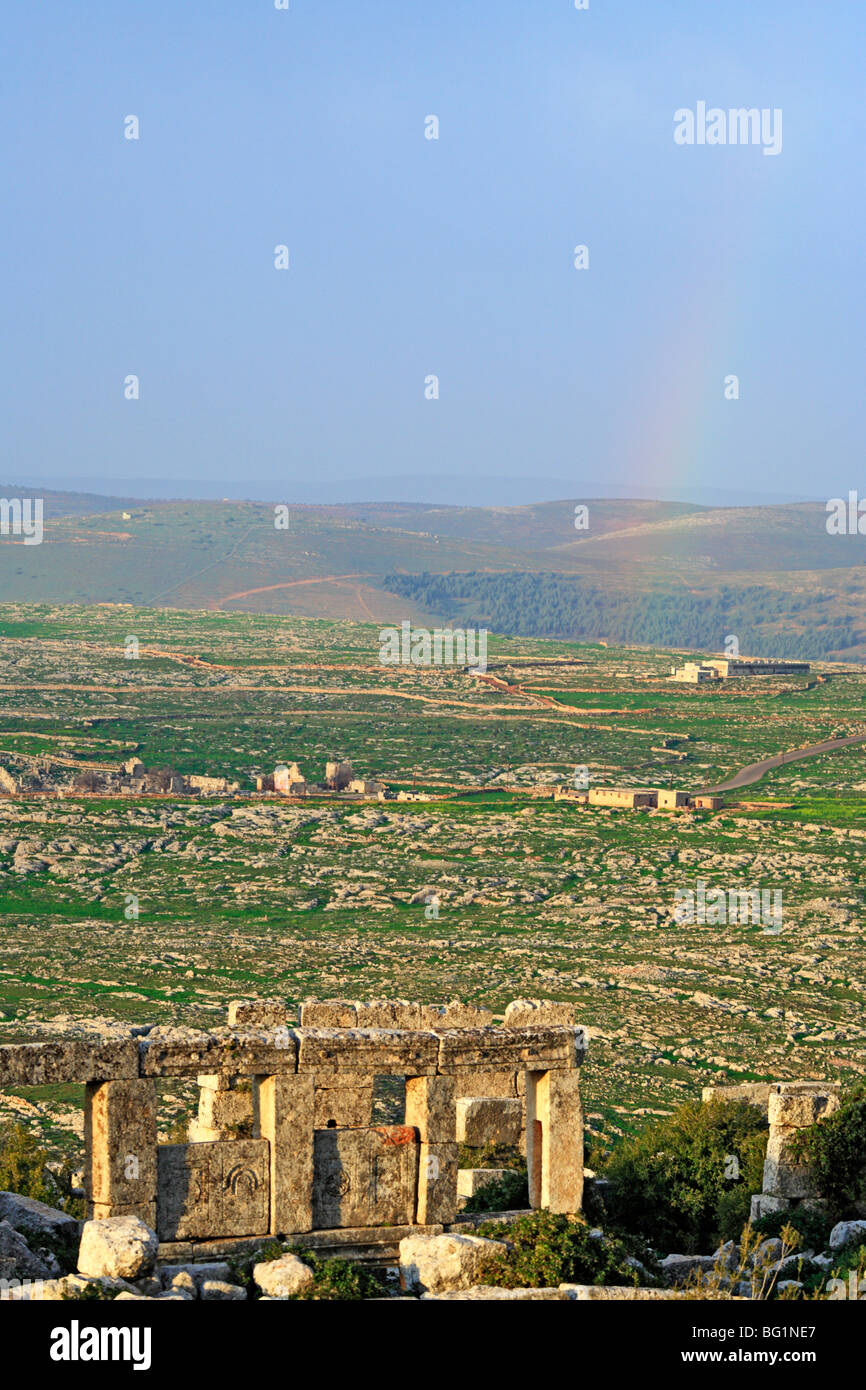 Byzantine ruins, Basilica, Baqirha, Syria Stock Photo - Alamy