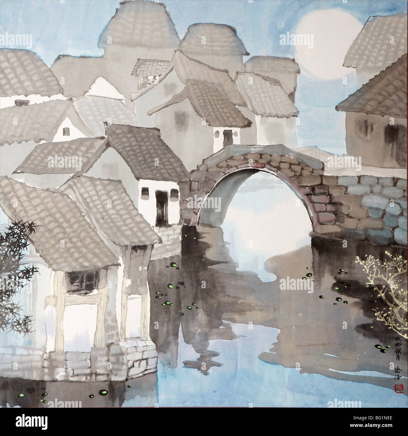 Chinese traditional painting Stock Photo - Alamy