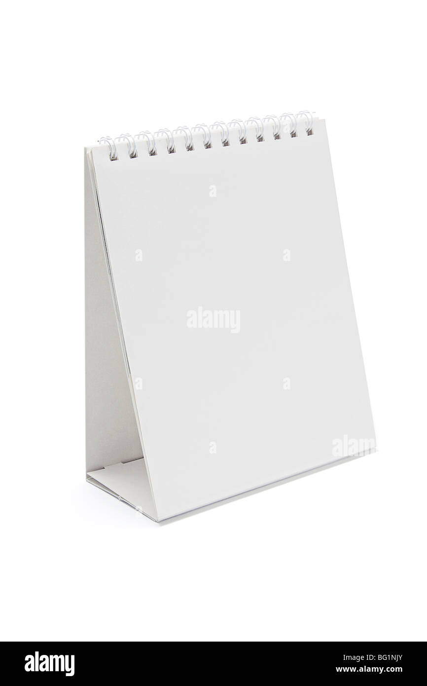 Blank desktop calendar with copy space for text, design and gaphic ...